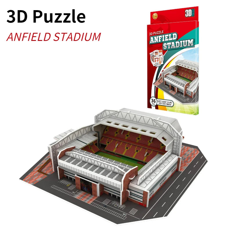 3D Anfield Stadium Puzzle | 3D Puzzles – 3D Puzzles